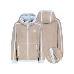 Sublevel Fleecejacke in Beige/ Hellblau - 34% | Gr&ouml;&szlig;e S | Damenjacken
