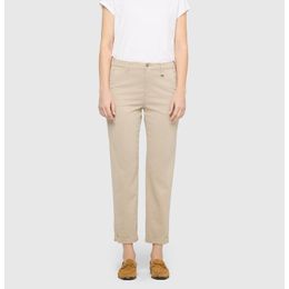 MAC Damen MAC Chinohose Elastischer Materialmix mit hervorragendem R&uuml;cksprung-Verhalten beige 36, N-Gr