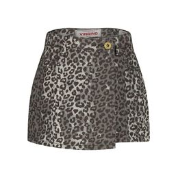 Vingino Jeans-Skort in Braun/ Grau - 48% | Gr&ouml;&szlig;e 146 | Kinderroecke