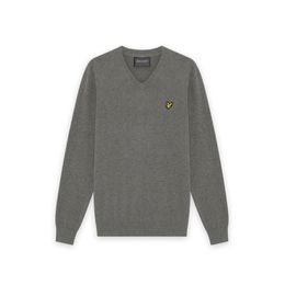 Lyle & Scott Lyle & Scott Mid Knits ' Golf V Neck Pullover ' Herren Gr&ouml;&szlig;e M graumeliert