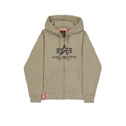 Alpha Industries Zip-Up Hoodie male size M Olive