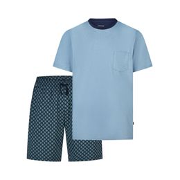 Ammann Pyjama kurz 'Mix & Match' Herren Gr&ouml;&szlig;e XXL blau