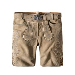 Stockerpoint Trachtenhose 'OLIVER' Herren Gr&ouml;&szlig;e 50 sand / braun / silber