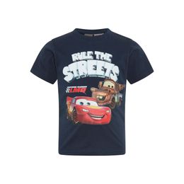 Kidsworld Shirt boy size 140/146 marine blue / Pastel blue / Brown / Dark red