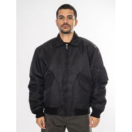 Carhartt Work In Progress Carhartt Wip &Uuml;bergangsjacke 'Olten Bomber Black / Turmeric' Herren Gr&ouml;&szlig;e XL schwarz Sommerjacke