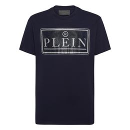 Philipp Plein Shirt male size L Navy / White