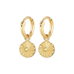 Elli Ohrringe Geo, Organic Damen Gr&ouml;&szlig;e One Size gold