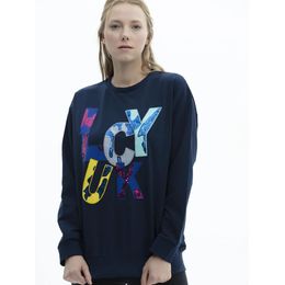 SCR. Sportpullover 'ILONA' Damen Gr&ouml;&szlig;e XS/XXL dunkelblau