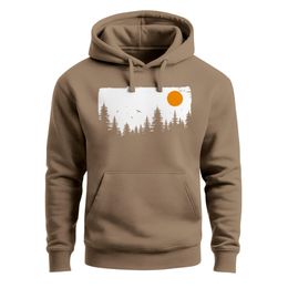 Neverless Sweatshirt 'Forest' male size XS Brown