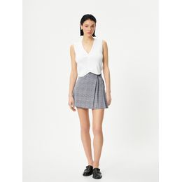 Koton Rock Damen Gr&ouml;&szlig;e 46 graumeliert / rostrot / schwarz / wei&szlig;