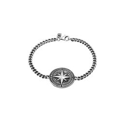 Kuzzoi Armband Herren Gr&ouml;&szlig;e 23 silber