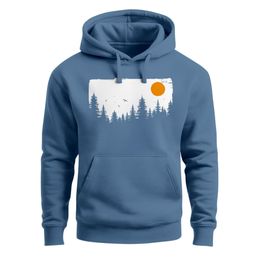 Neverless Sweatshirt 'Forest' Herren Gr&ouml;&szlig;e XXL blau