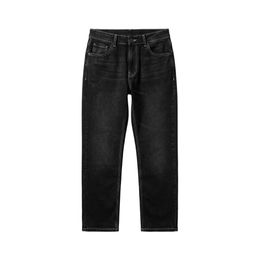Kleidermafia Jeans 'Regular Fit Washed Jeans' Herren Gr&ouml;&szlig;e 30 schwarz