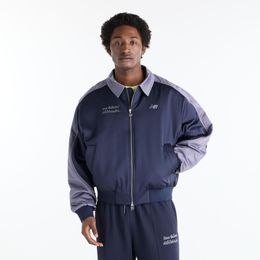 New Balance 'Sport Legacy Stadium Jacket'. Herren Gr&ouml;&szlig;e S blau / nachtblau
