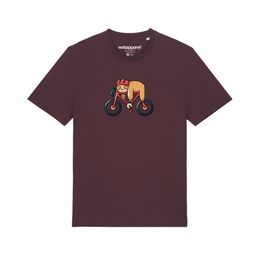 Watapparel Shirt ' Sloth ' male size XXXL Mixed colors / Dark red