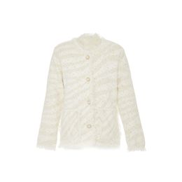 ALARY Strickjacke Damen Gr&ouml;&szlig;e M beige / wollwei&szlig;