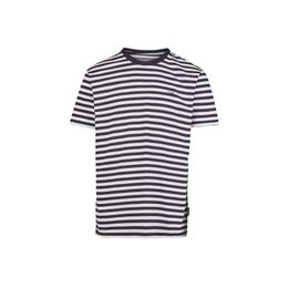 Cleptomanicx T-Shirt 'Ligull Stripe' Herren Gr&ouml;&szlig;e XL blau
