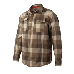 Hero Button Up Shirt male size XL Sand / Brown / Dark brown