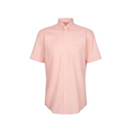 Seidensticker Button Up Shirt male size XXXL Orange