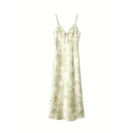 Bershka Kleid Damen Gr&ouml;&szlig;e 40 apfel / pastellgr&uuml;n Sommerkleid