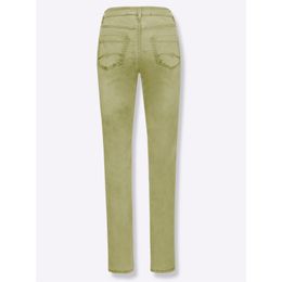 WITT Damen Jeans in Baumwoll-Stretch-Qualit&auml;t, lindgr&uuml;n, Gr&ouml;&szlig;e 44