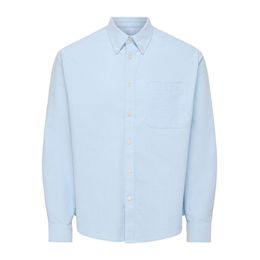 Only & Sons Button Up Shirt 'ONSOXFORD' male size XL Sky blue