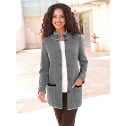 Jacquardstrickjacke
