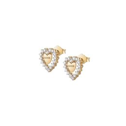 GUESS Ohrringe 'Jardin' Damen Gr&ouml;&szlig;e One Size gold / transparent