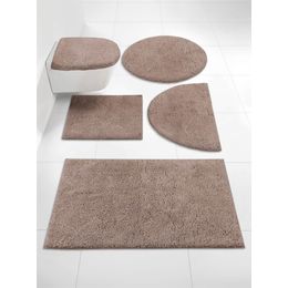 Grund Badematte, taupe, Gr&ouml;&szlig;e 80x140 cm - rechteckig