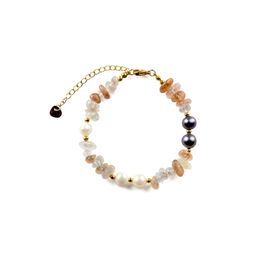 Nemomatheo Armband 'Eternal Grace' Damen Gr&ouml;&szlig;e 16 / 20 cm creme