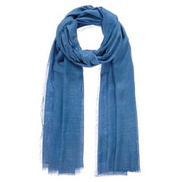 Passigatti Tuch 'Schal uni' Damen Gr&ouml;&szlig;e One Size blau