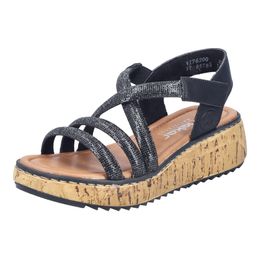 Rieker Strap Sandals female size 43 Navy