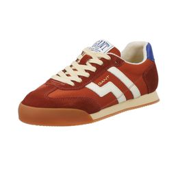 Gant Sneaker 'Beylana' Damen Gr&ouml;&szlig;e 40 blau / kastanienbraun / rostbraun / naturwei&szlig; Sommerschuhe