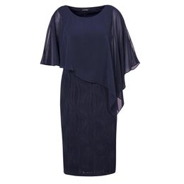 GOLDNER Sheath Dress female size 50 marine blue