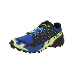 Salomon Laufschuh 'Speedcross 6' Herren Gr&ouml;&szlig;e 45/45.5 blau / zitronengelb / schwarz