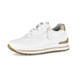 Gabor Sneakers female size 38 Bronze / White