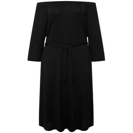 Ulla Popken Kleid Damen Gr&ouml;&szlig;e 62/64 schwarz