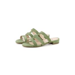 Evita SALVINA women's mules - velor olive - 34