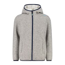 CMP Fleece Jacket boy size 128 mottled grey