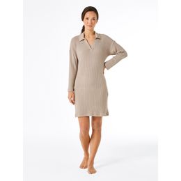 Damen Modal-Longshirt, Braun, Gr. 36/38, CREATION L PREMIUM, Homewear, Material: Modal