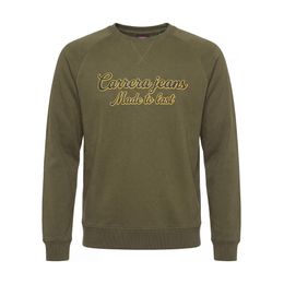 Carrera Jeans Sweatshirt 'Light Crew Sweatshirt Raglan' Herren Gr&ouml;&szlig;e S gr&uuml;n