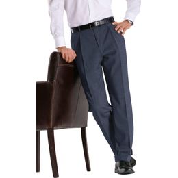 CR&Eacute;ATION L Damen Bundfaltenhose blau-meliert Gr&ouml;&szlig;e 25