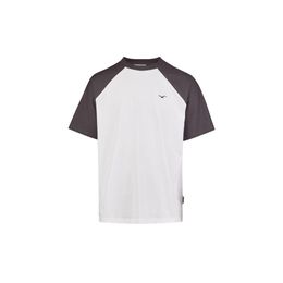 Cleptomanicx T-Shirt 'Boxy Tee Ligull College' Herren Gr&ouml;&szlig;e S grau