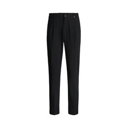 Strellson Bundfaltenhose Herren Gr&ouml;&szlig;e 52 schwarz