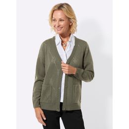 Ajourstrickjacke