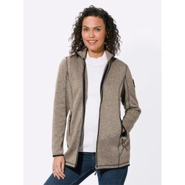 Strickfleecejacke
