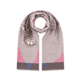 Codello Schal Damen Gr&ouml;&szlig;e One Size braun / lila / pink