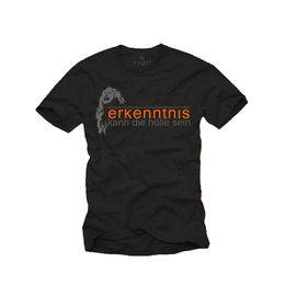 Makaya Shirt 'Erkenntnis' Herren Gr&ouml;&szlig;e XL schwarz
