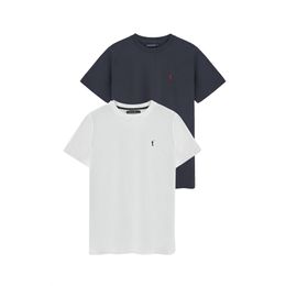 Polo Club Shirt male size 4XL Grey / Red / White