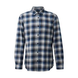 QS Button Up Shirt male size XL Blue / Navy / Off white